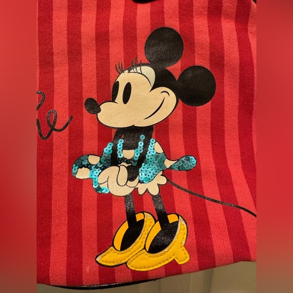 Disney | Bags | Disney Minnie Mouse Red And Black Shoulder Bag | Poshmark